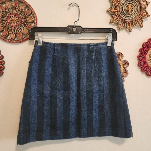 BONGO | Skirts | 8s Bongo By Gene Montesano Railroad Denim Skirt | Poshmark